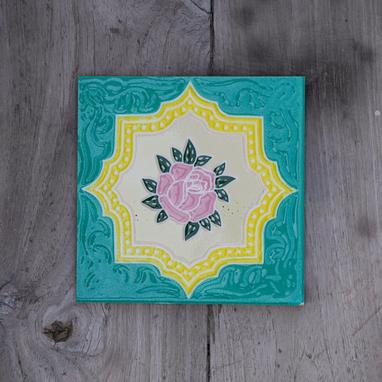 Premium Pink Rose Majestic Ceramic Tile - Home Goods - by Classical ...