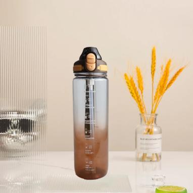 1 Liter Leakproof Drinking Bottle with Straw - Home Goods - by ...
