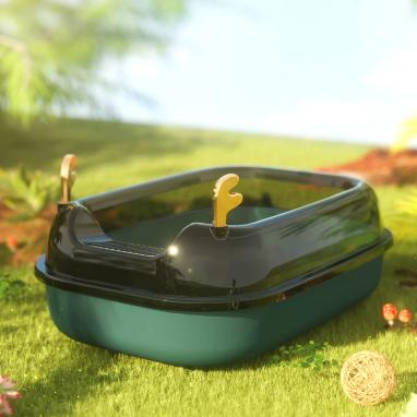 Large Cat Litter Box With Frame - Pets - by MateMate | Pietra