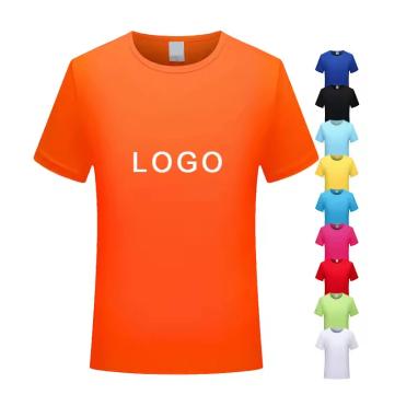 Custom Logo Quick Dry Tee Shirts Plain Blank Polyester Fit Men's Quick ...