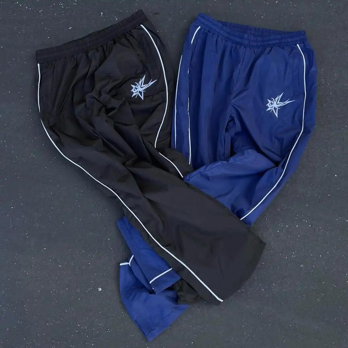 Custom Logo Wide Leg Jogger Pants - Men's Fashion - by Global ...