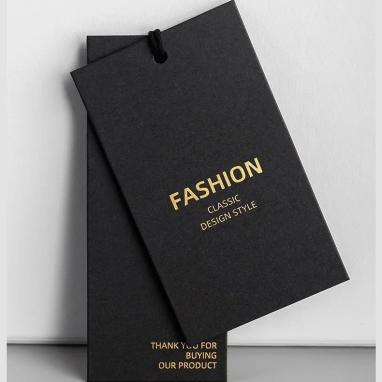 Custom Black Clothing Labels for Men/Women - Hang Tags - by Lushunxing ...