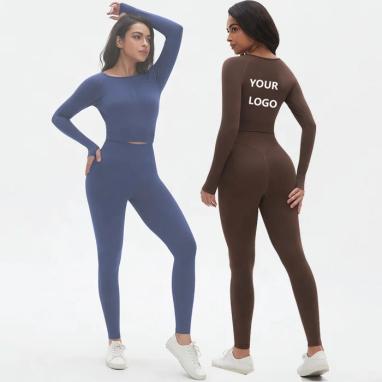 Seamless tummy control workout set for women - Activewear - by Xun ...