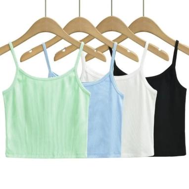 Fashionable Slim-fit Solid Sling Inner Women's Top - Women's Fashion ...