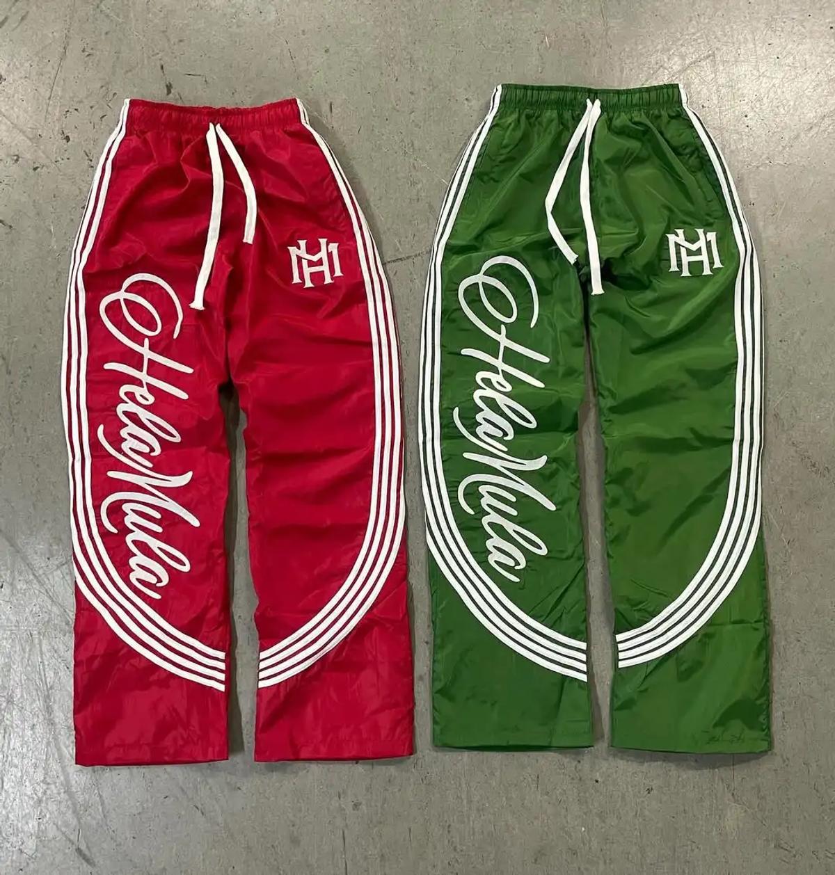 Custom Embroidery Baggy Nylon Pants - Men's Fashion - by Global ...