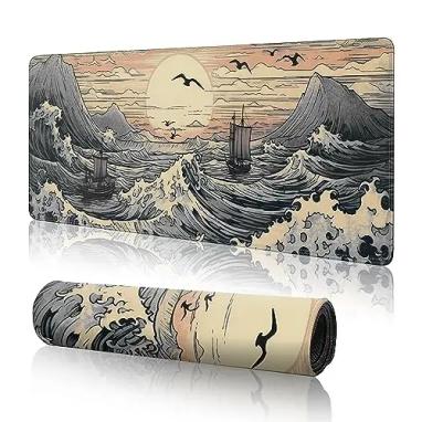 Japanese Wave XL Gaming Mouse Pad - Electronics - by Gadgets 4 U | Pietra