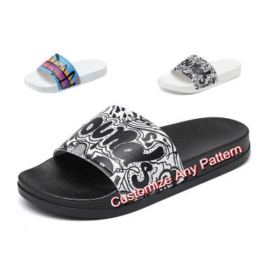 Customized 3D Print Slide Sandals - PU - Shoes - by Footware ...