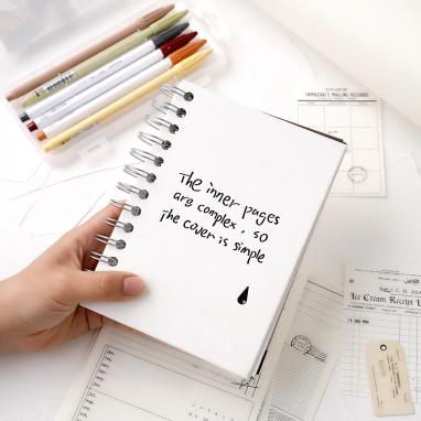 Customizable notebooks with spiral B6 planner - Paper Goods - by KIAACE ...