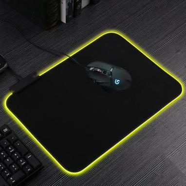 Black RGB LED Gaming Mouse Pad - Electronics - by Gadgets 4 U | Pietra