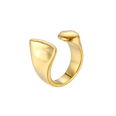 Stainless Steel Couple Rings in Gold - Jewelry - by KH | Pietra