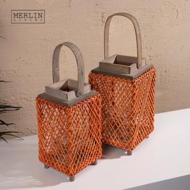 Merlin's Custom Wooden Lantern Candlestick Set - Home Goods - by Leho ...