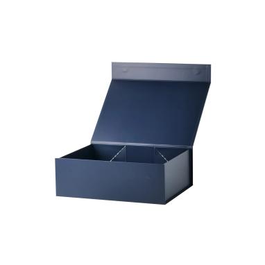 Navy Blue Rigid Magnetic Lock Boxes - Cardstock Product Boxes - by ...