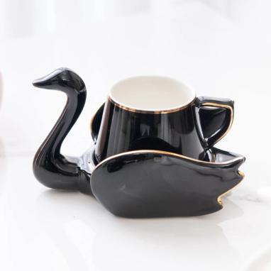 Luxury White Swan Tea Set - Home Goods - by Biyou Trade Co.Ltd | Pietra