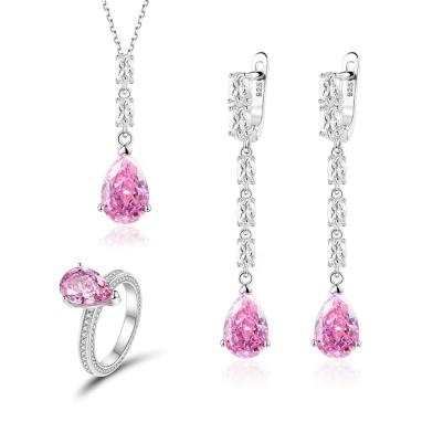 Cubic Zirconia Set Crushed Ice Jewelry - Jewelry - by Shining Jewelry ...