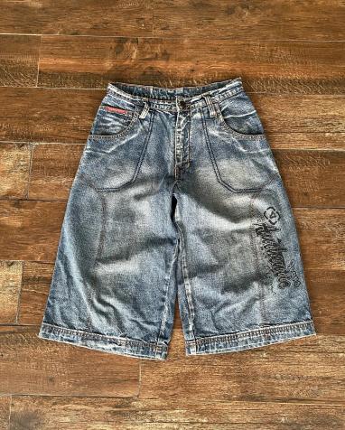 Customized Embroidered Blue Denim Jorts - Men's Fashion - by Global ...