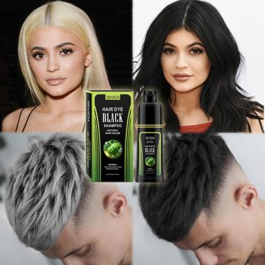 Organic Black Hair Color Shampoo - Hair Care - by Sevich Hair Co. | Pietra