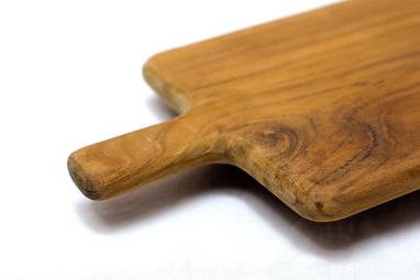 (Single wood) Rectangle Bat Chopping Board - Teak wood - Home Goods ...